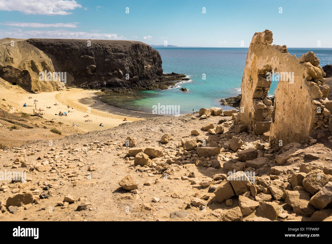 Black sand beach papagayo hi-res stock photography and images - Alamy