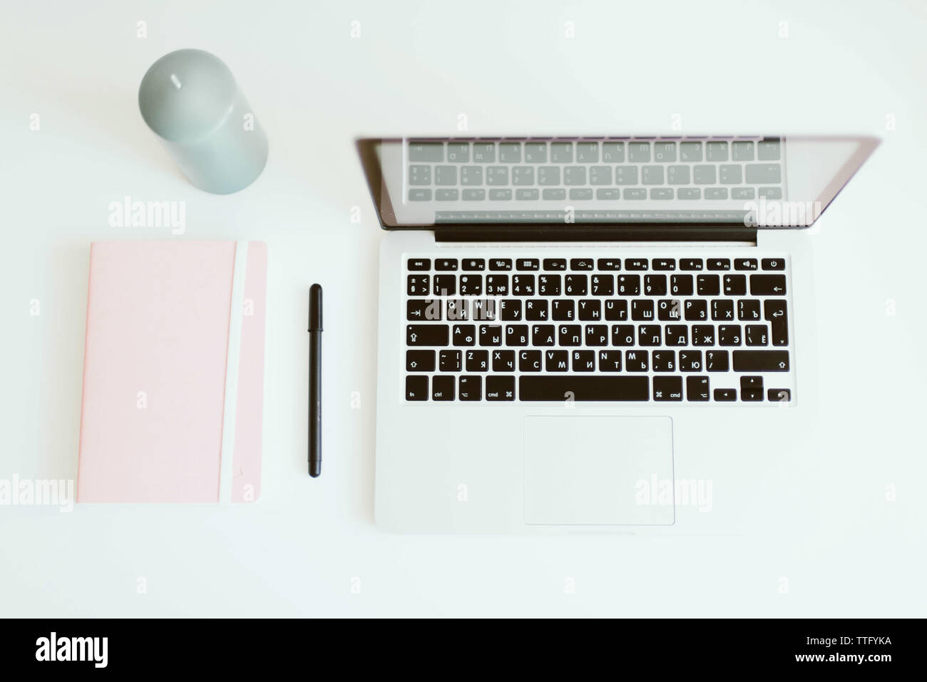 Desk workspace hi-res stock photography and images - Alamy