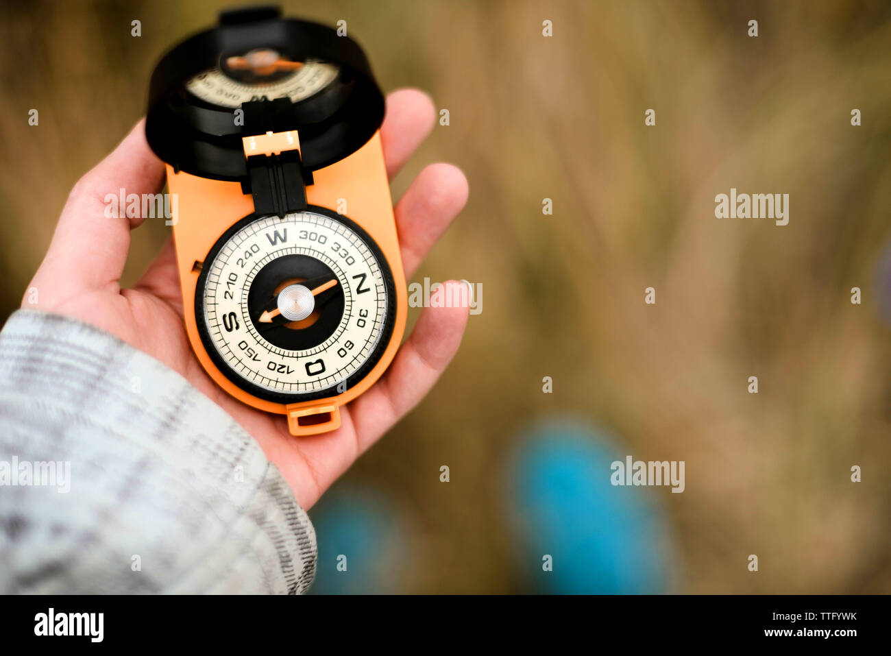 Man Using Compass Outdoors High Resolution Stock Photography and Images ...