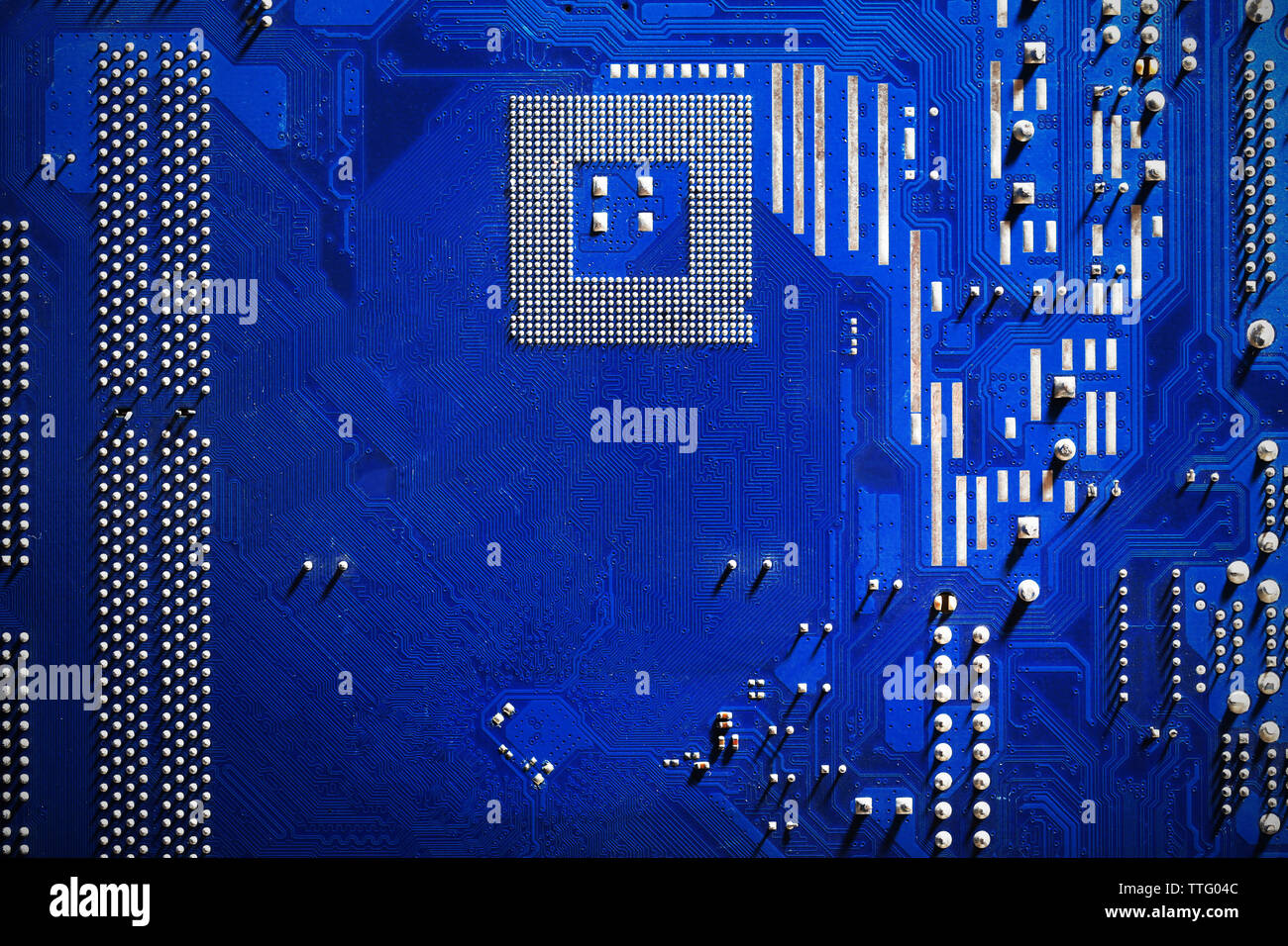 Computer motherboard, close up Stock Photo - Alamy