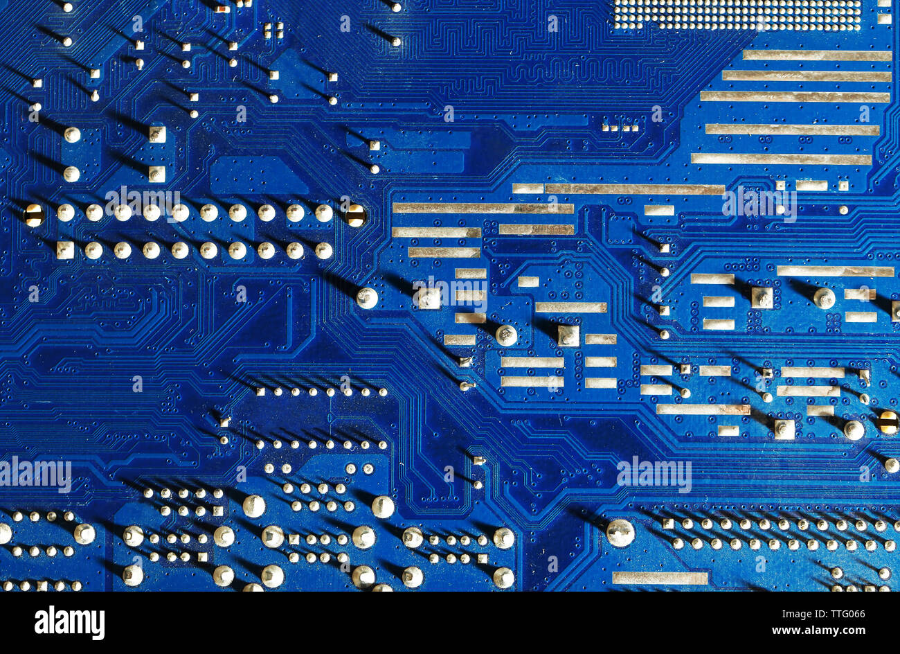 Computer motherboard, close up Stock Photo - Alamy