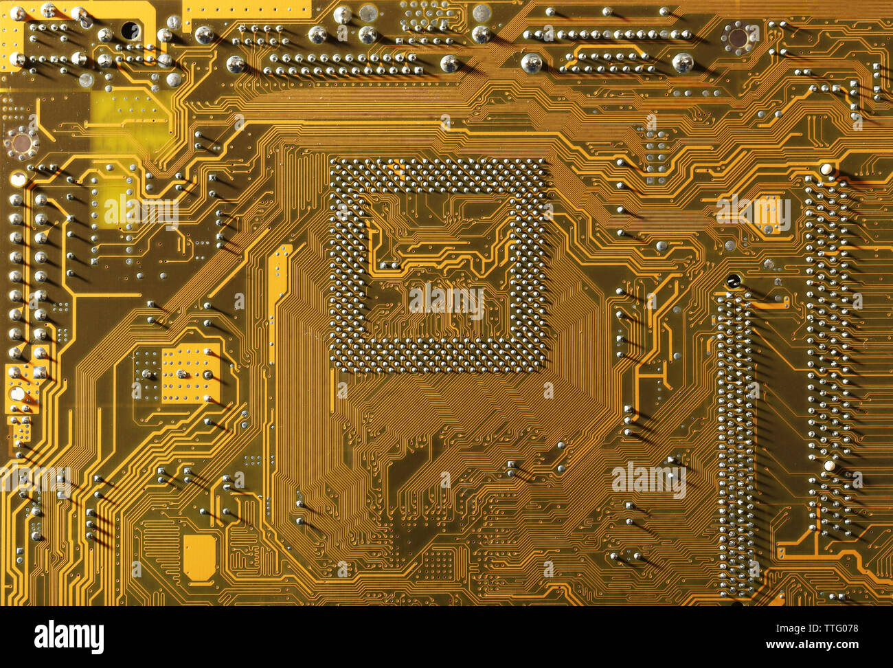 Computer motherboard, close up Stock Photo - Alamy