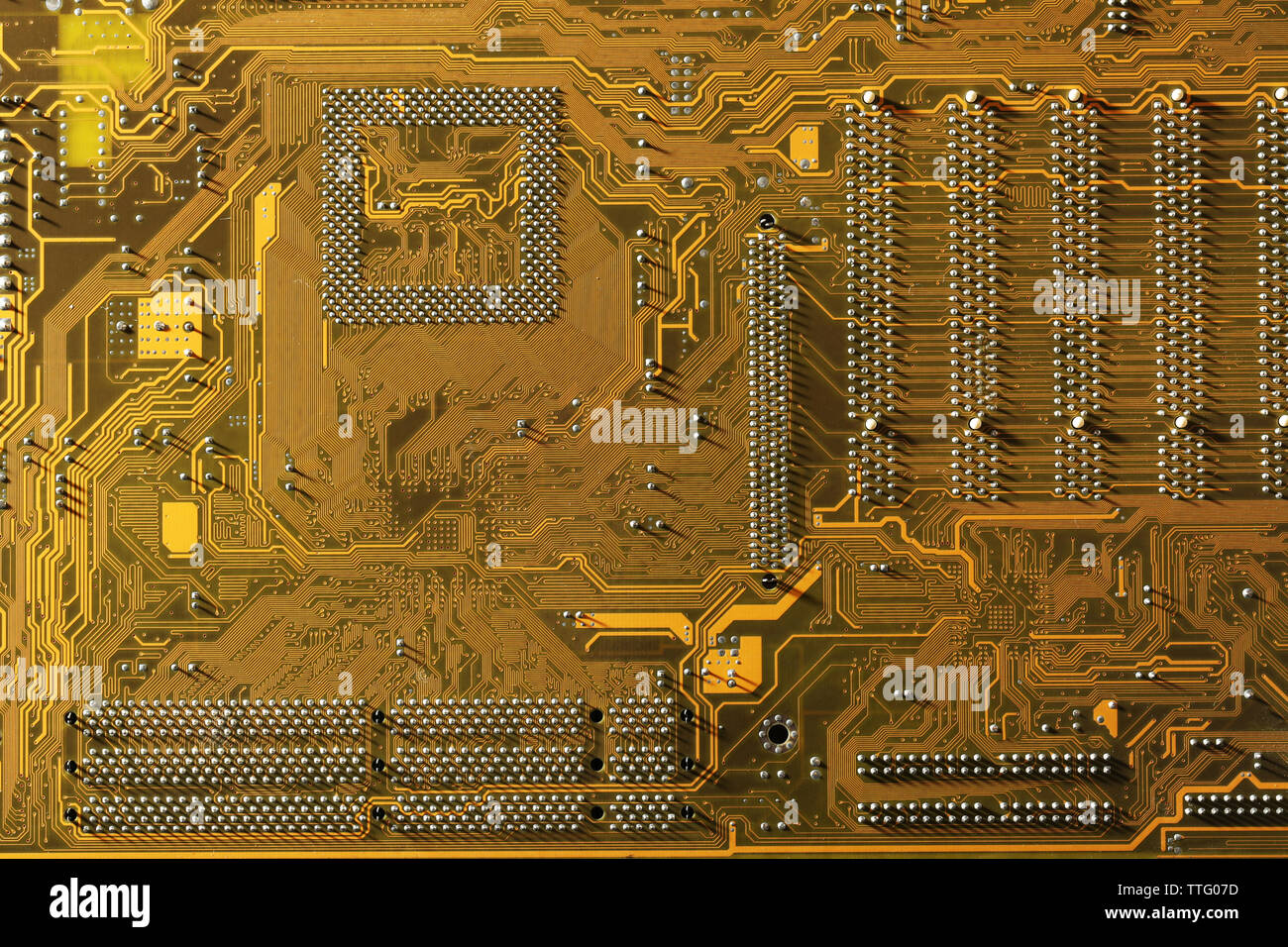 Computer motherboard, close up Stock Photo - Alamy
