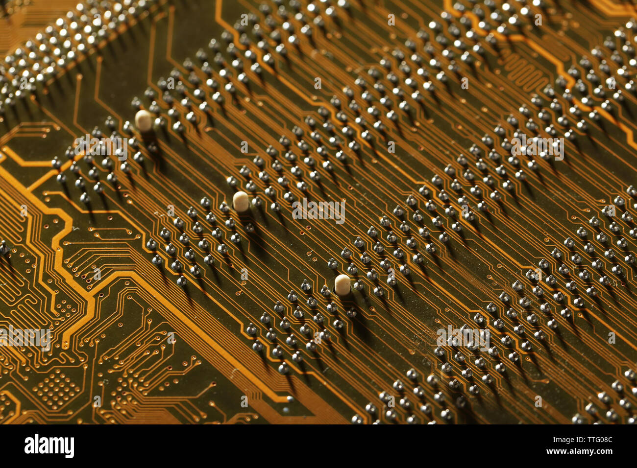 Computer motherboard, close up Stock Photo - Alamy