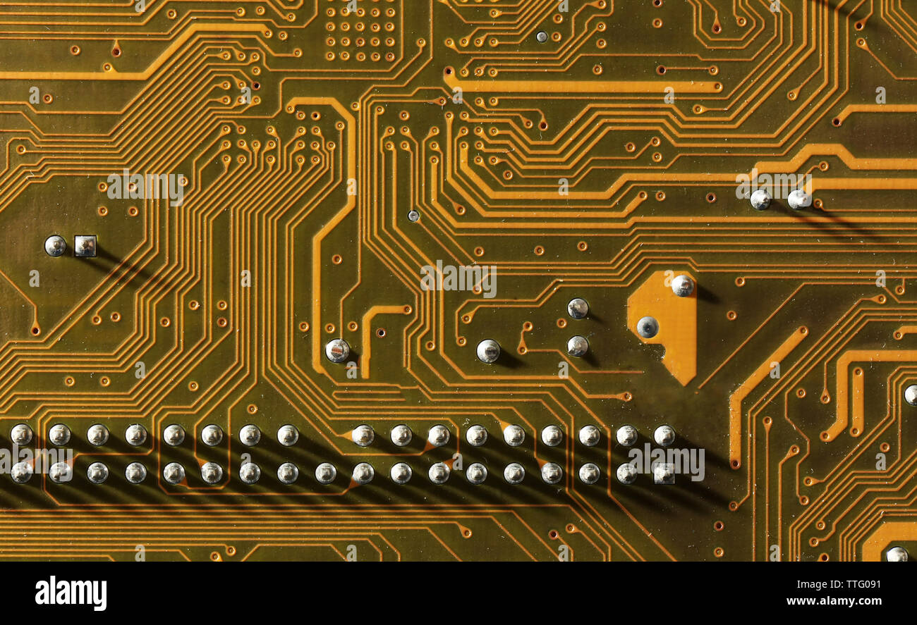 Computer motherboard, close up Stock Photo - Alamy
