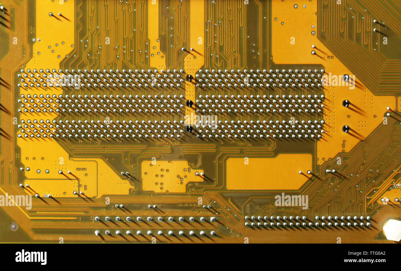 Computer motherboard, close up Stock Photo - Alamy
