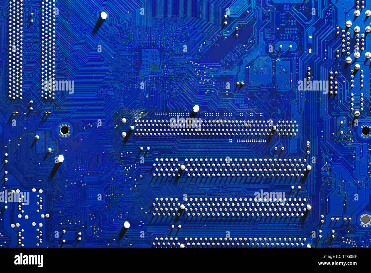 Computer motherboard, close up Stock Photo - Alamy