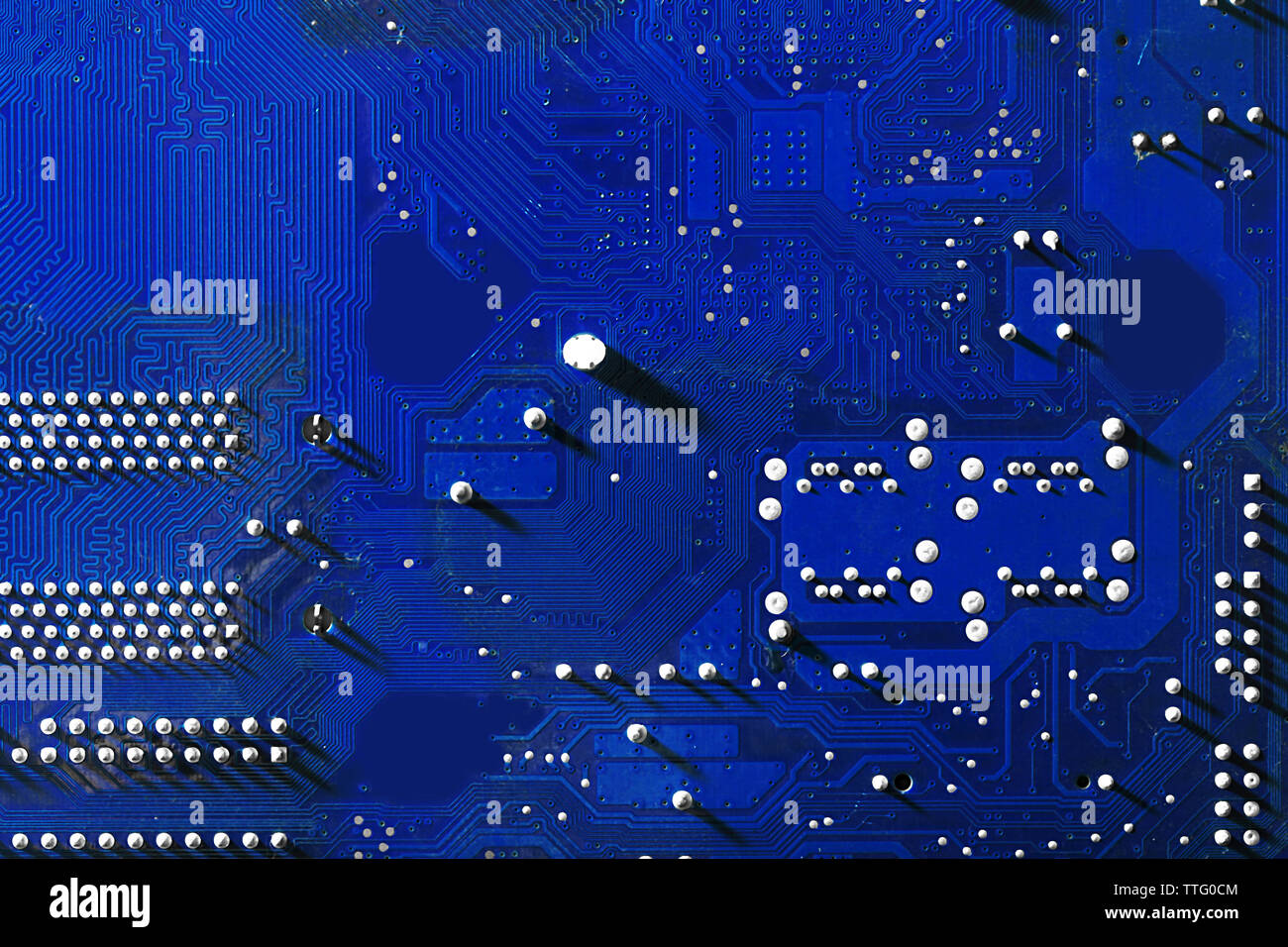 Computer motherboard, close up Stock Photo - Alamy