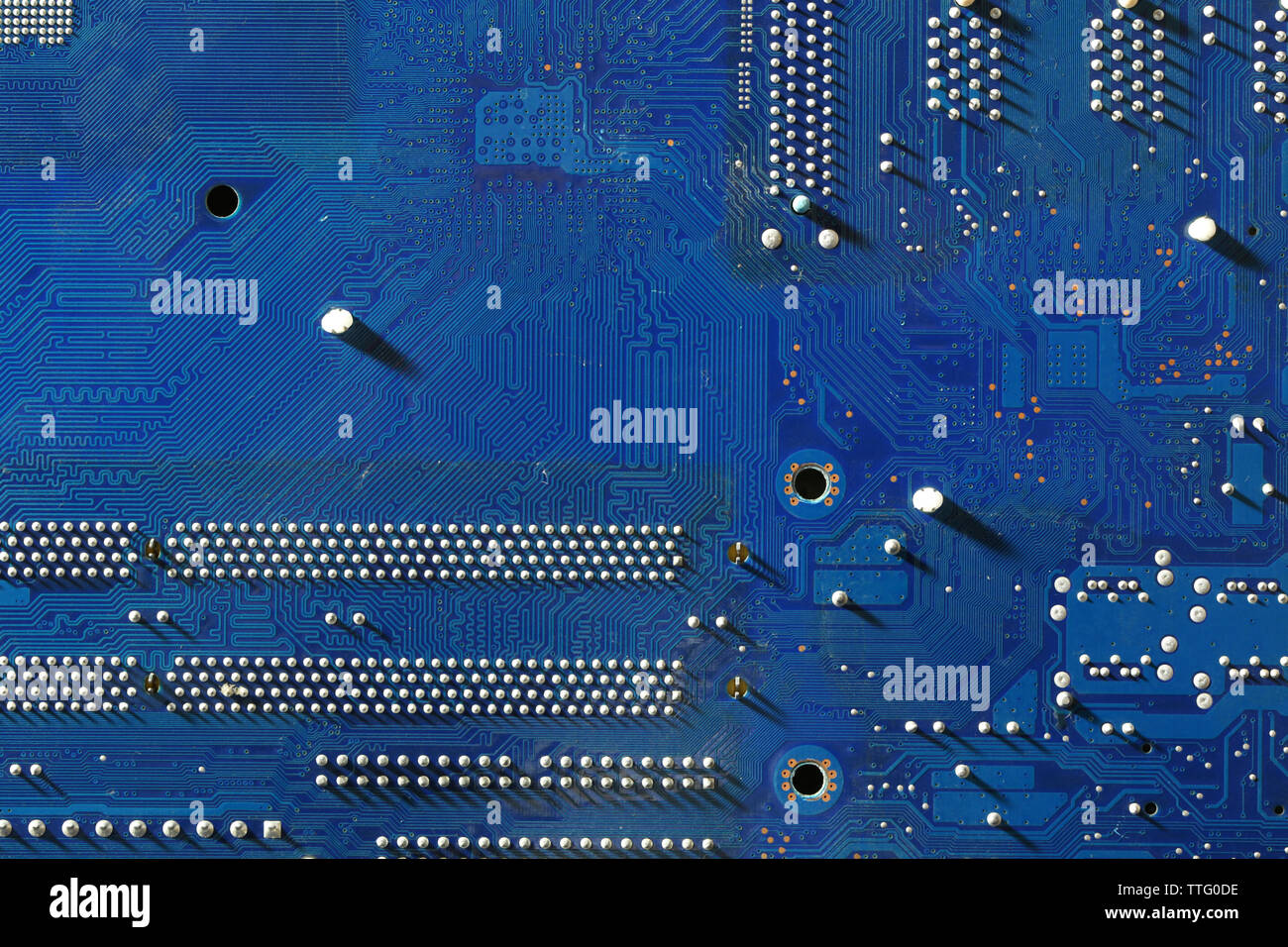 Computer motherboard, close up Stock Photo - Alamy
