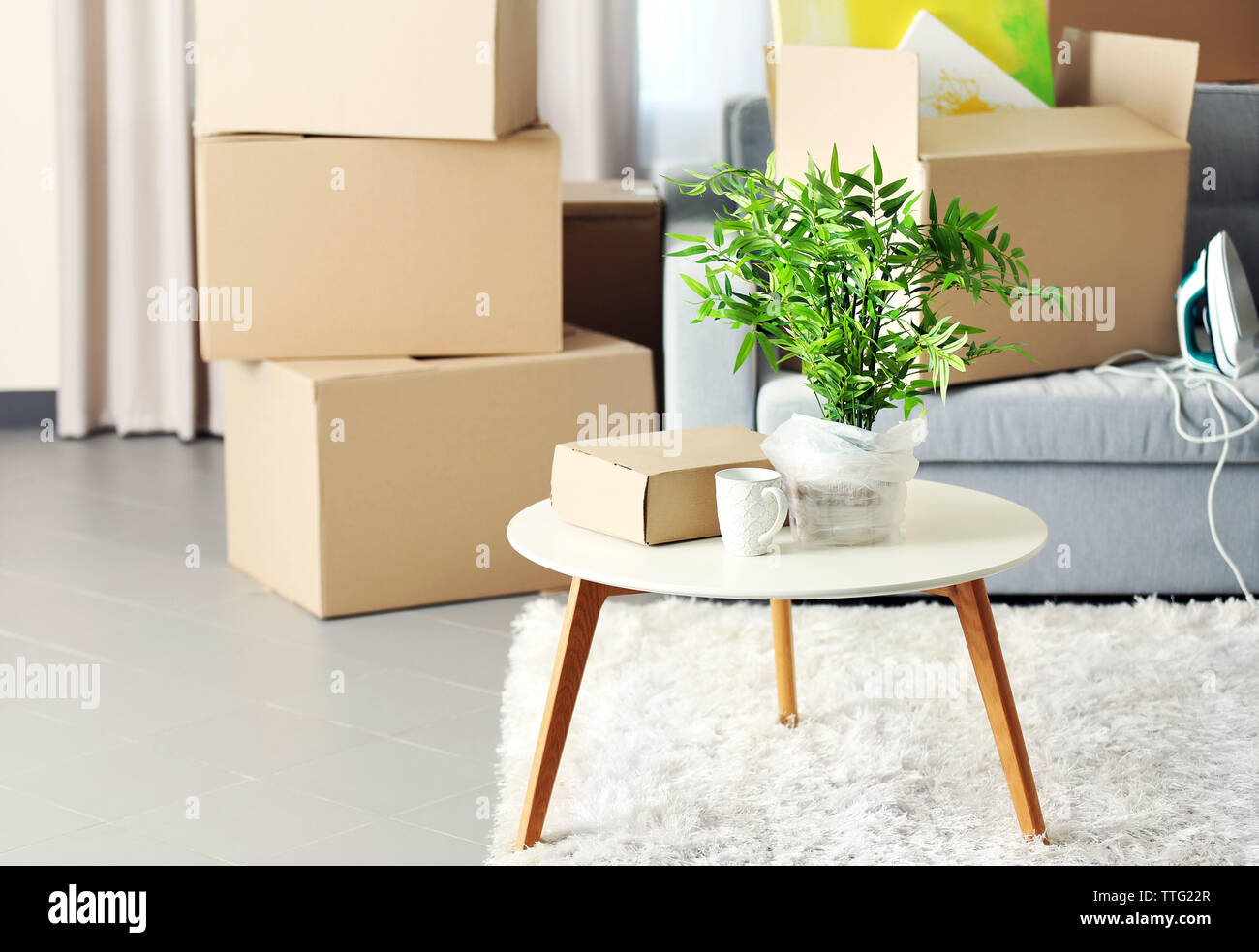 Household goods shipping container hi-res stock photography and images ...
