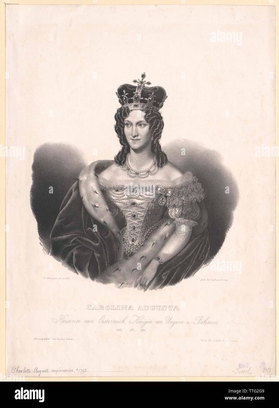 Caroline, princess of Bavaria (1792-1873), , Additional-Rights ...