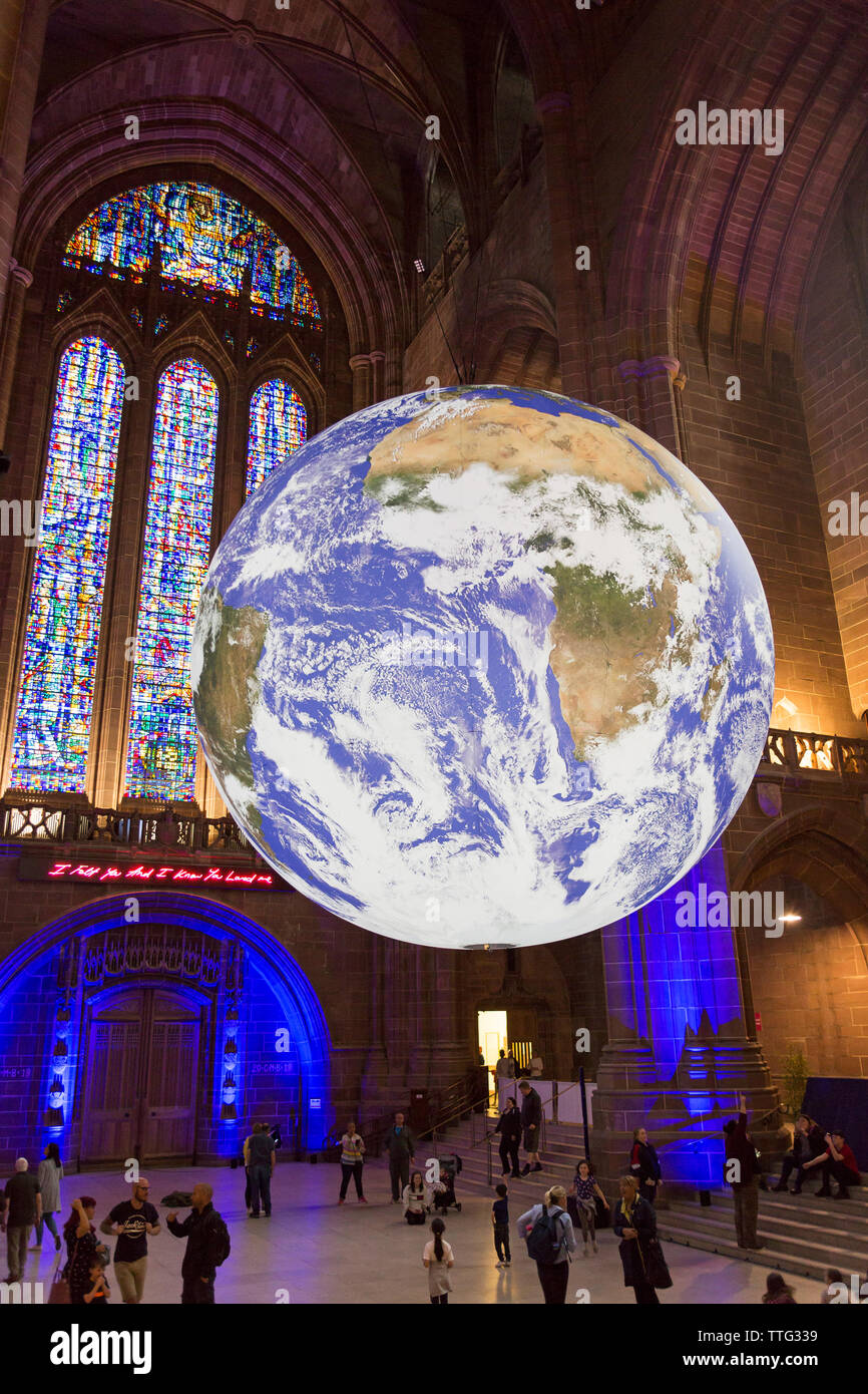 Gaia art installation of planet Earth by Luke Jerram on display in ...