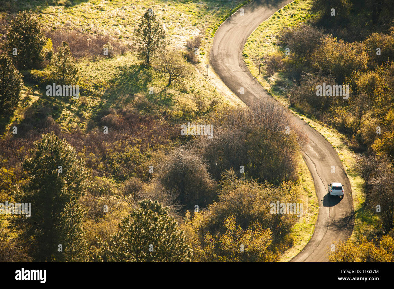 Car moving road hi-res stock photography and images - Alamy