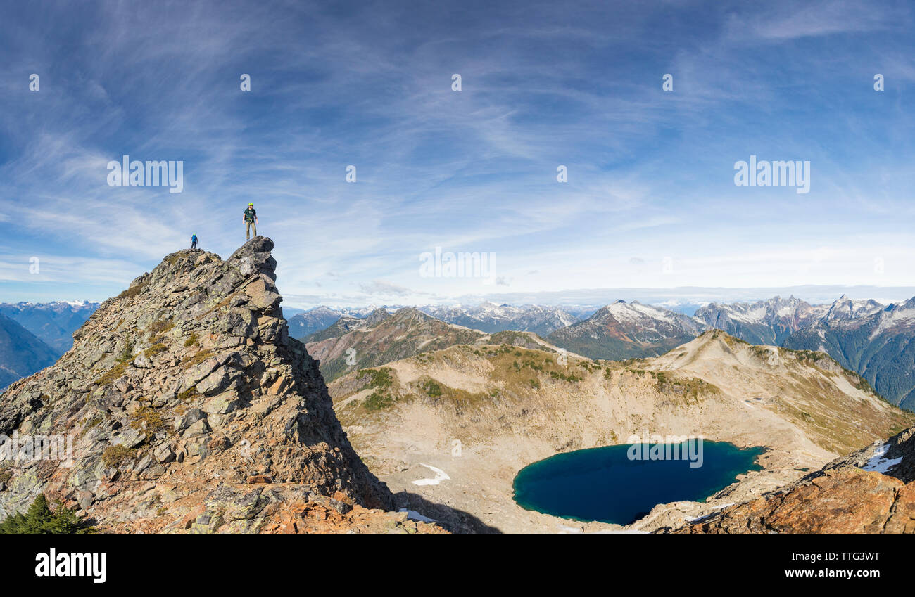 Summit mountain peak achievement hi-res stock photography and images ...