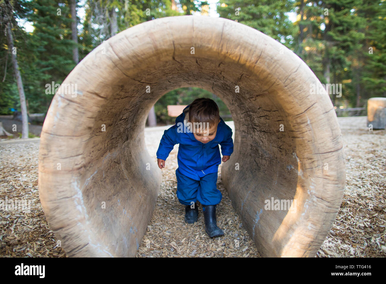 Boy Walking Through Tunnel High Resolution Stock Photography and Images ...