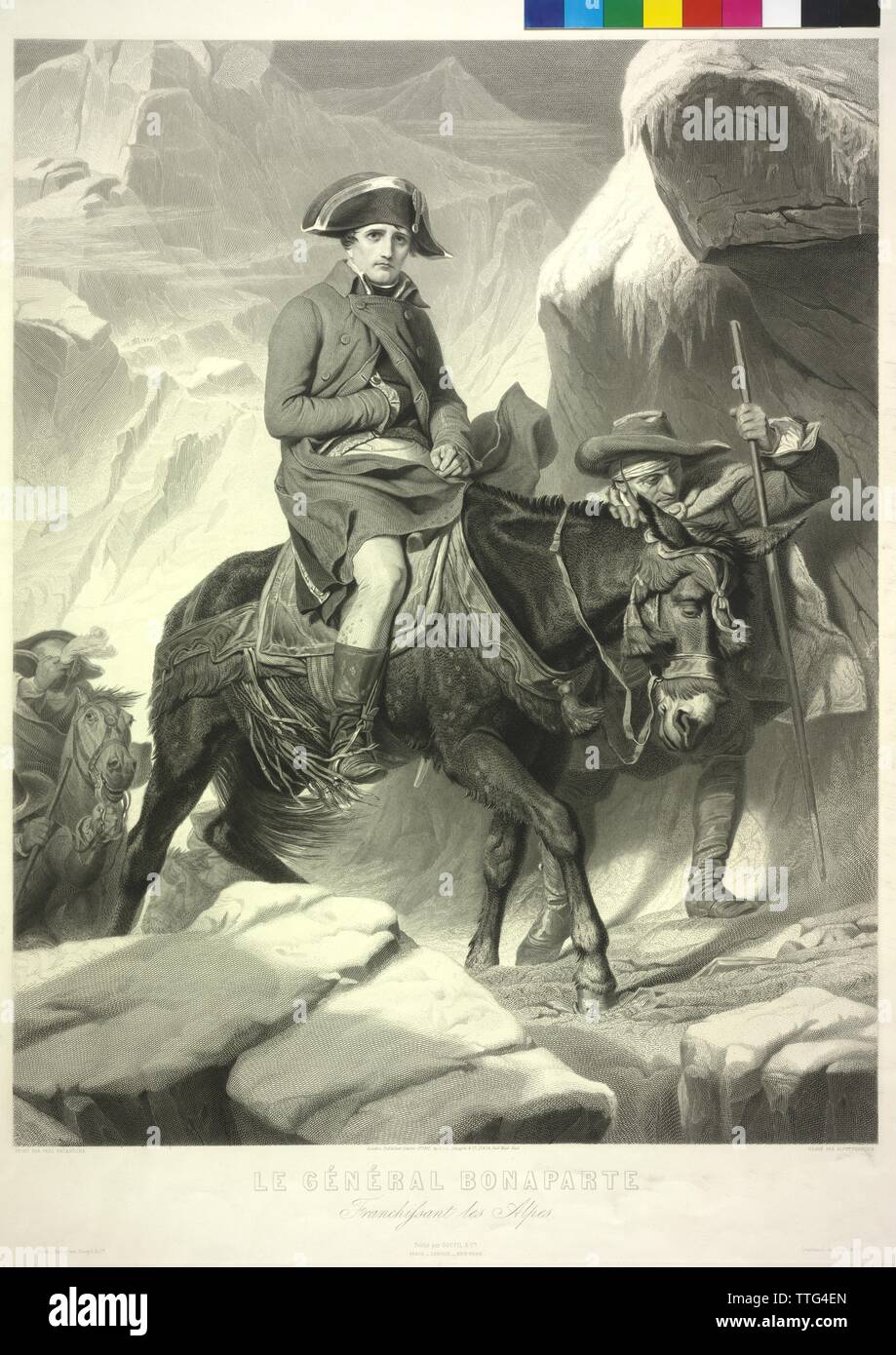 Napoleon crossing the alps hi-res stock photography and images - Alamy
