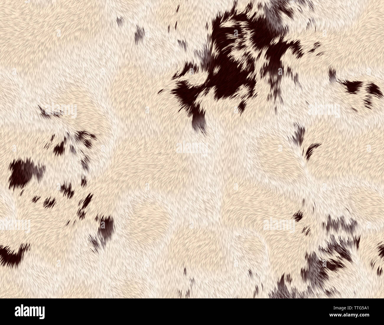 Cream color animal fur with brown random shape spots, seamless pattern ...