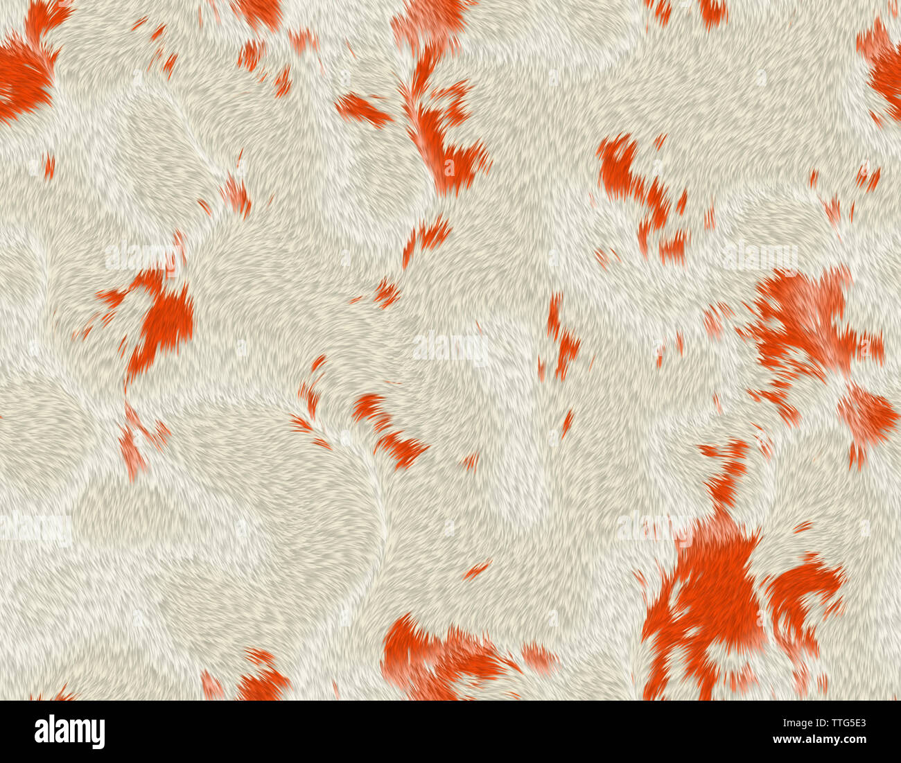 Cream color animal fur with orange random shape spots, seamless pattern ...