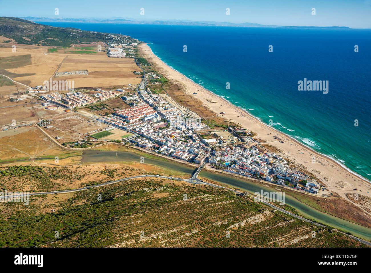 Zahara beach. Zahara de los Atunes. Barbate. Atlantic ocean. Cadiz ...