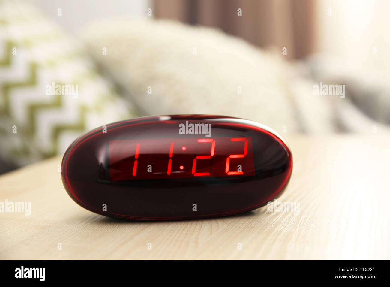Digital bedside clock hi-res stock photography and images - Alamy