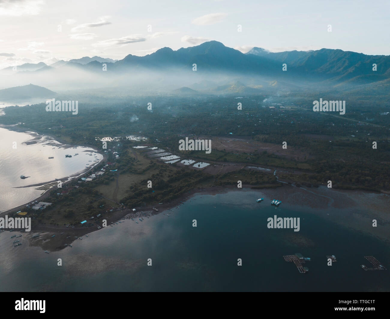 Aerial view ocean sea hi-res stock photography and images - Alamy
