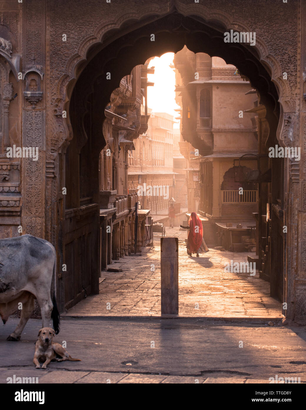 India colorful street hi-res stock photography and images - Alamy