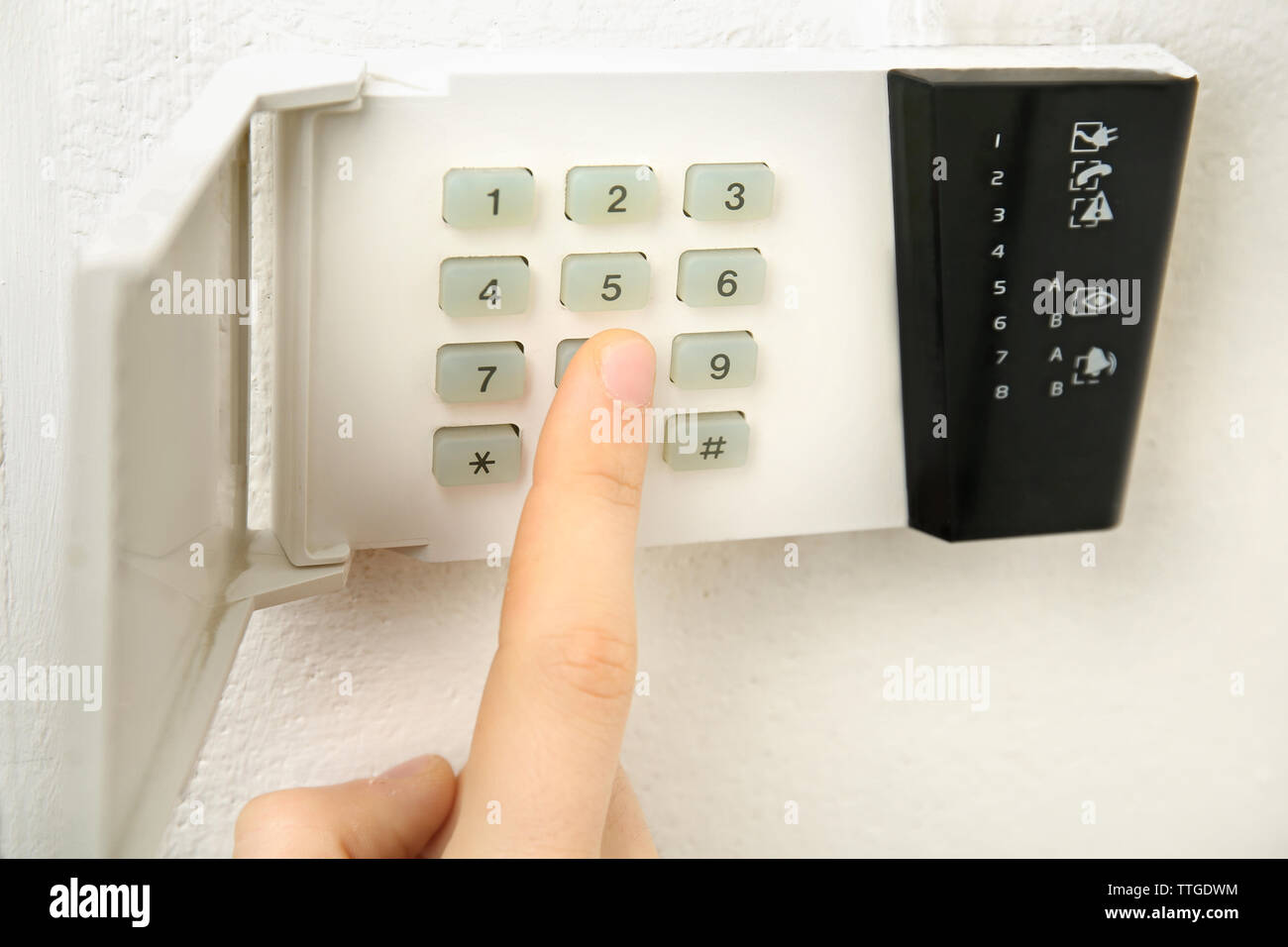 Alarm keypad hi-res stock photography and images - Alamy