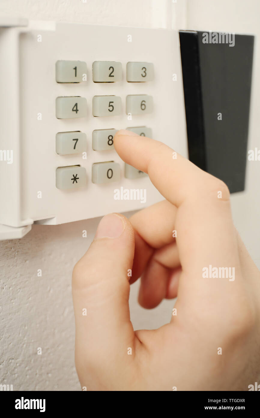 Alarm keypad hi-res stock photography and images - Alamy