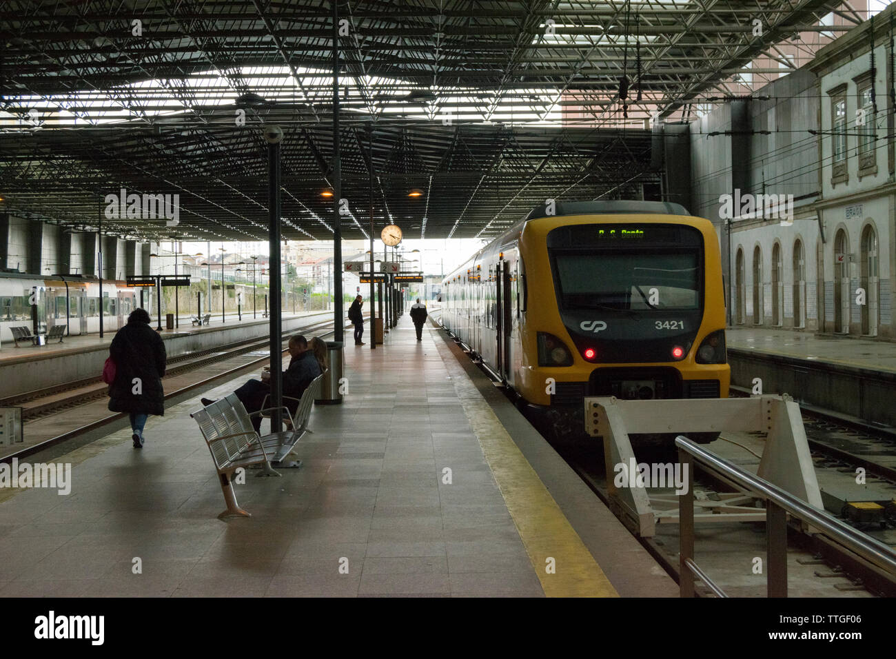 Braga train station hi-res stock photography and images - Alamy