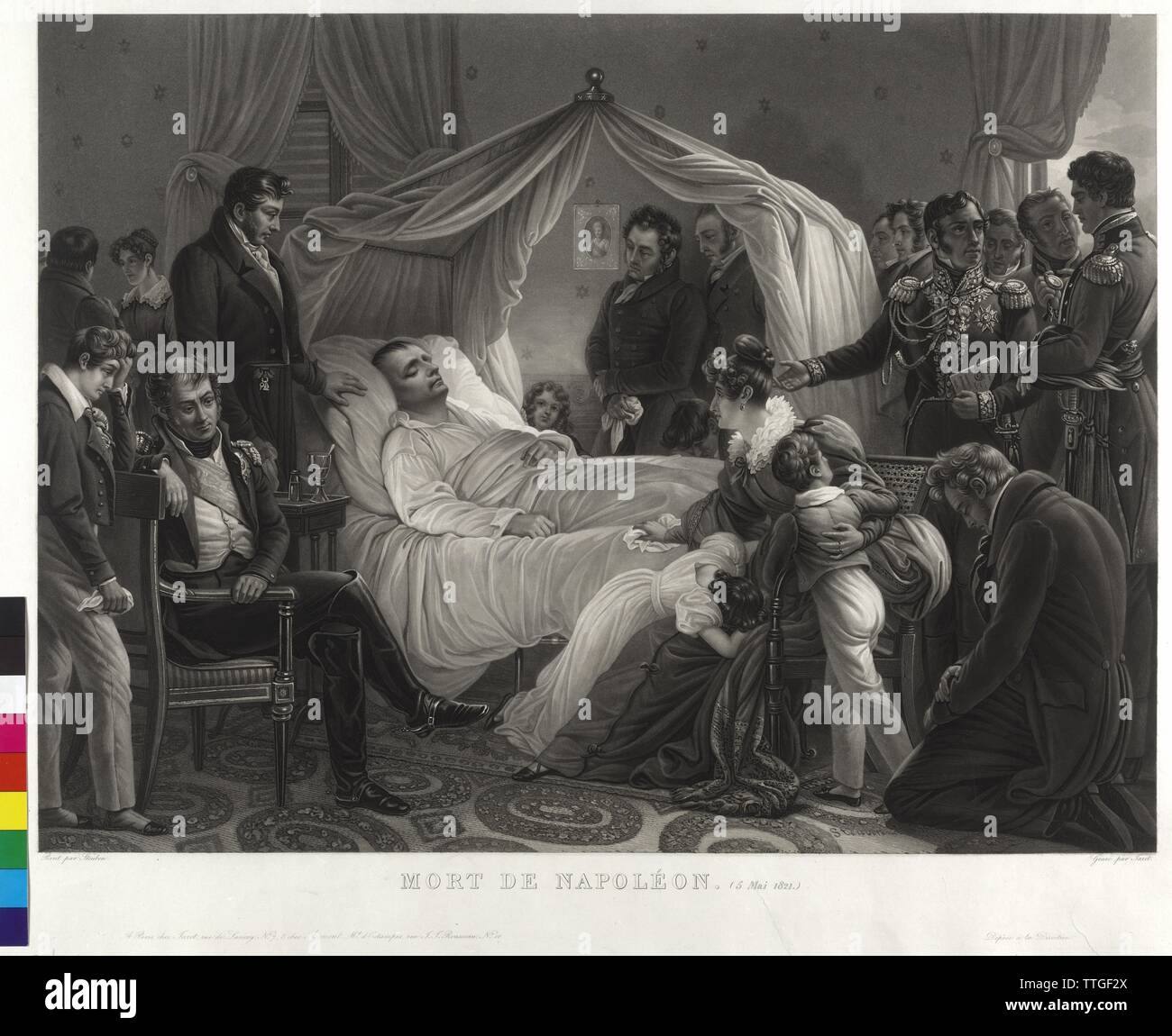 Napoleon on his deathbed hi-res stock photography and images - Alamy