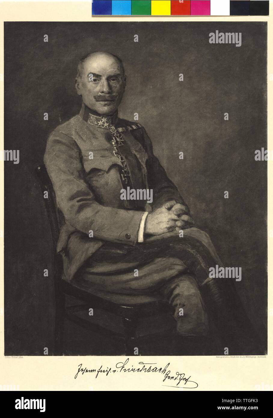 Kirchbach on Lauterbach, Johann Ferdinand Franz Baron von, heliography of the Imperial and Royal ...