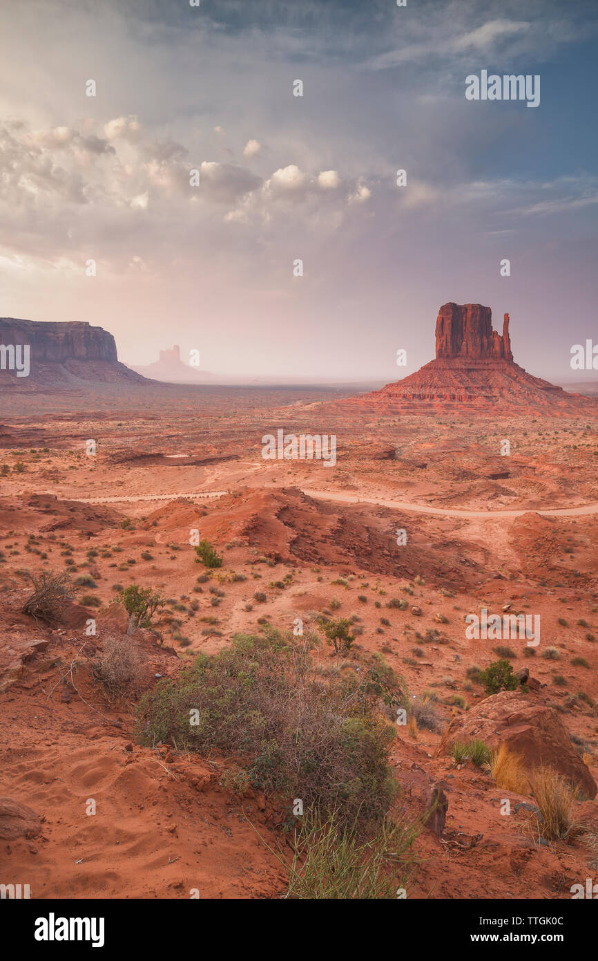 Monument Valley environment Stock Photo - Alamy