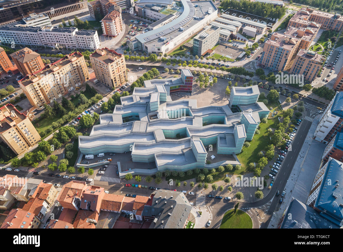 MUSAC Contemporan Art Museum of Castilla Y LeÌ n Stock Photo - Alamy