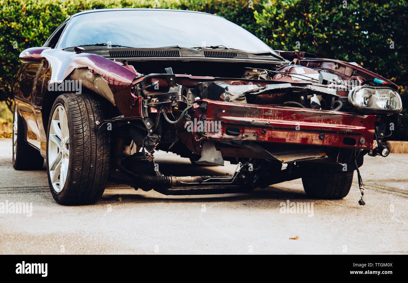 Muscle car crash hi-res stock photography and images - Alamy