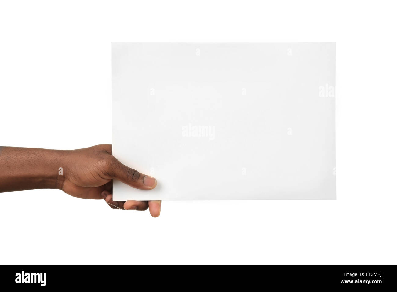Hands holding sheet of paper hi-res stock photography and images - Alamy