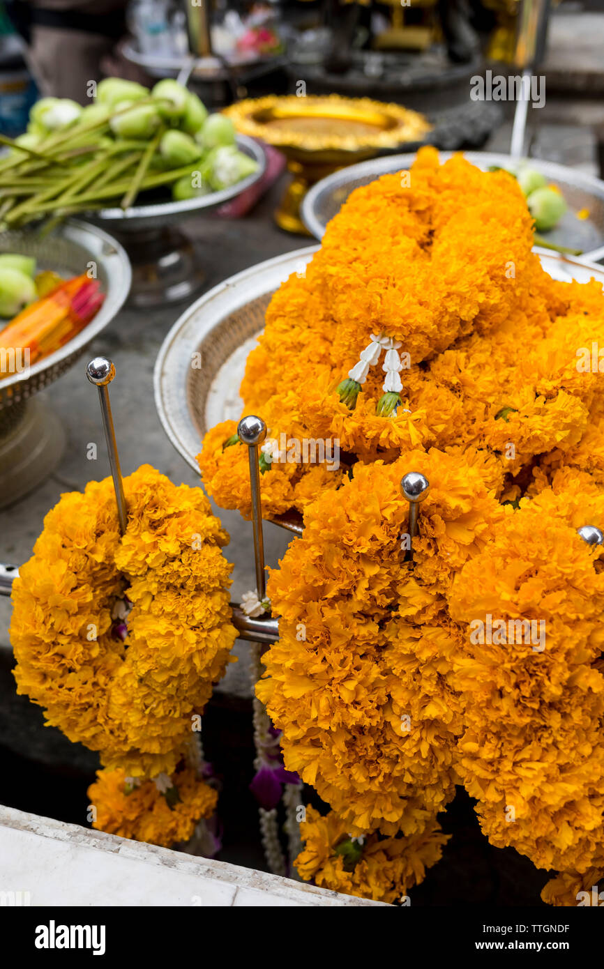 Details inside a Temple in Bangkok, Thailand Stock Photo - Alamy