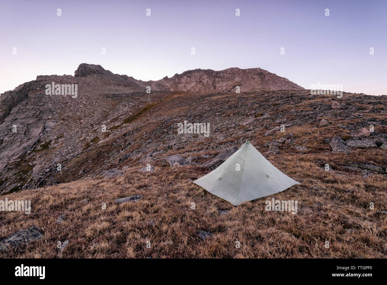 Camping above tree-line in the Indian Peaks Wilderness Stock Photo - Alamy