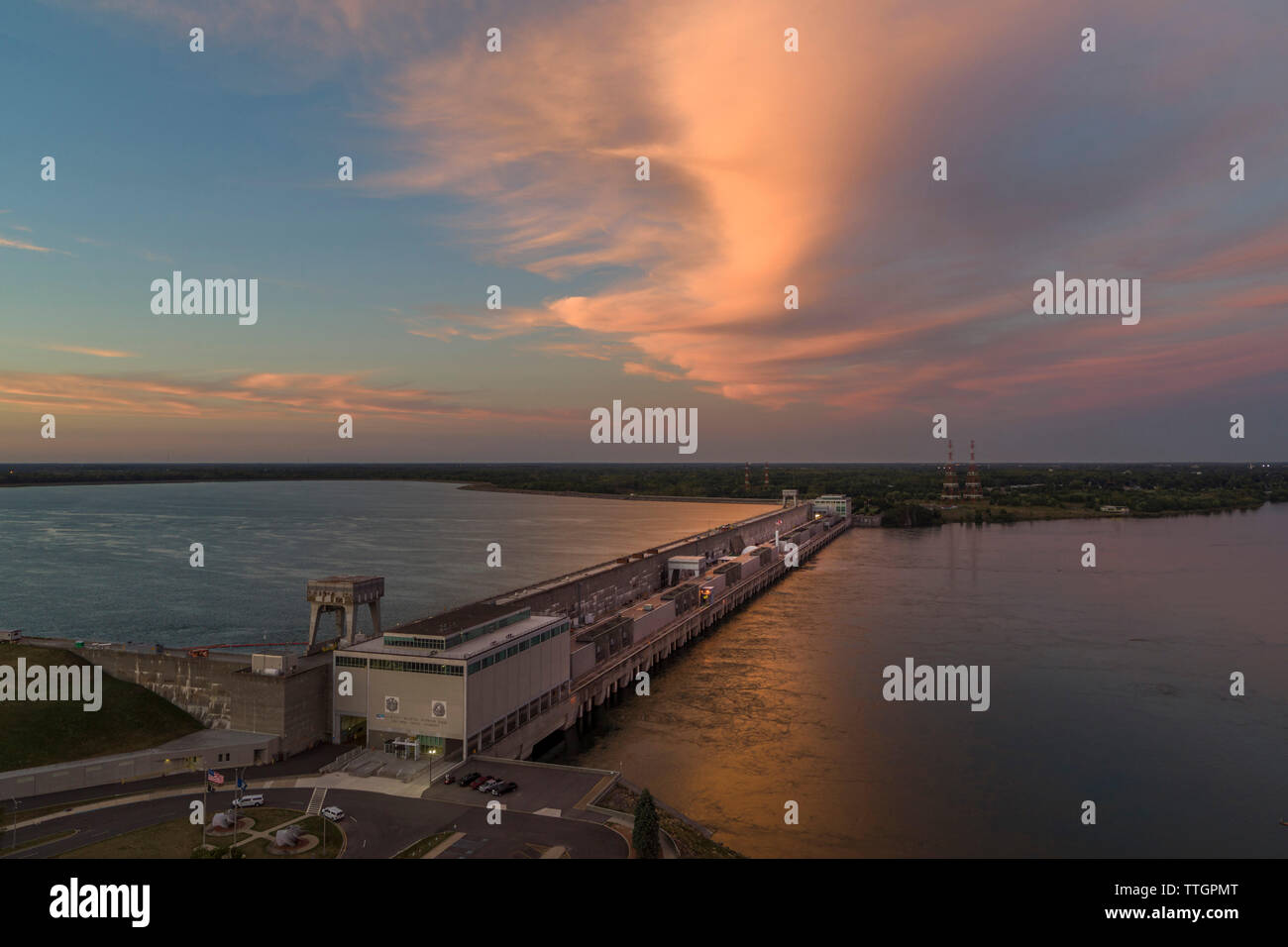 Moses-Saunders Power Dam, Massena, NY Stock Photo - Alamy