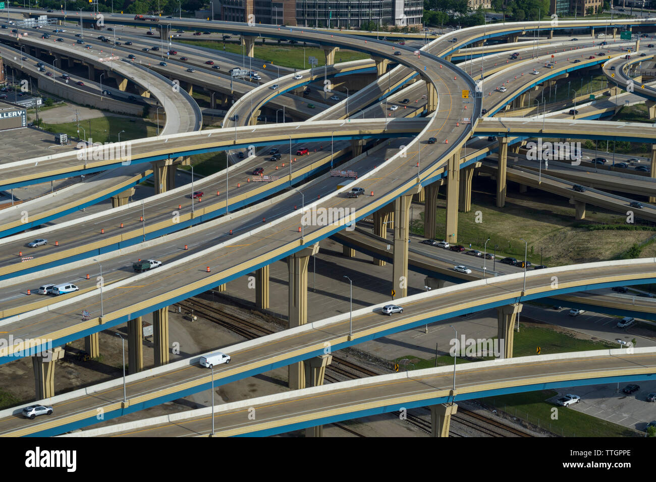 Great american interchange hi-res stock photography and images - Alamy