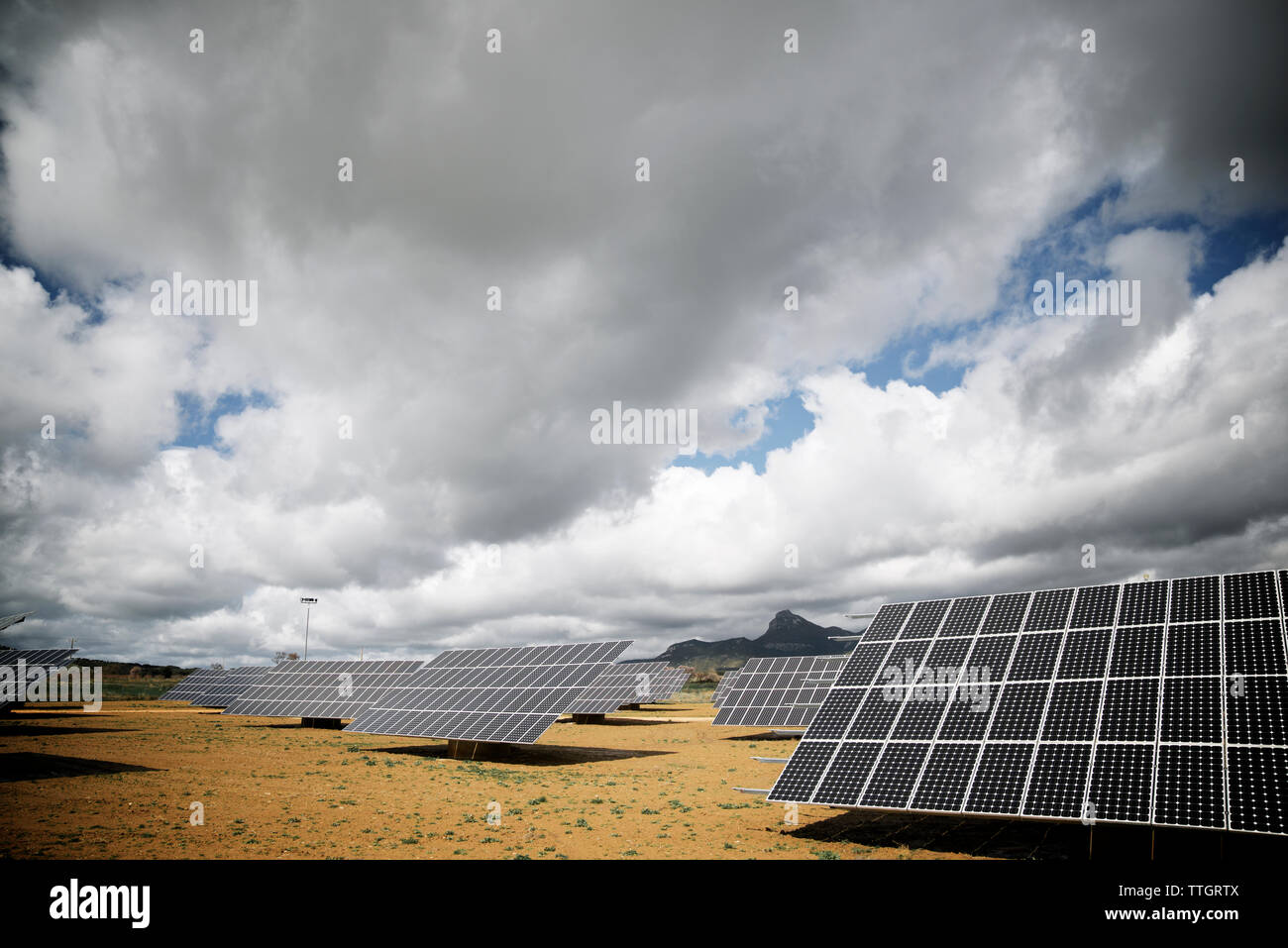 Photovoltaic panels landscape hi-res stock photography and images - Alamy