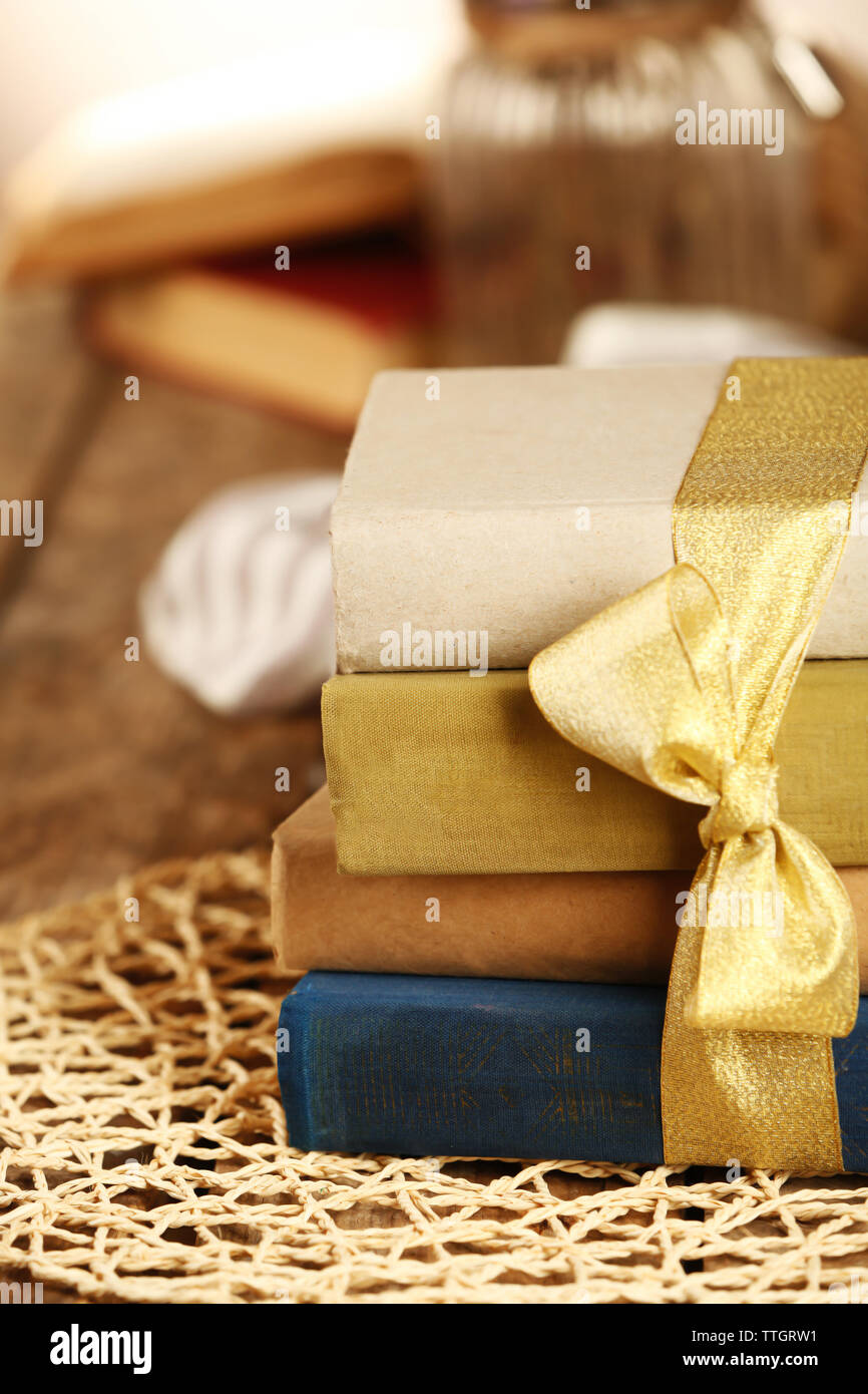 Old paper book cover ribbon hi-res stock photography and images - Alamy