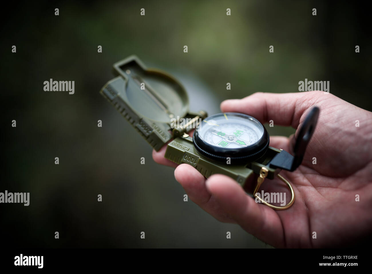 Hiker compass hi-res stock photography and images - Alamy