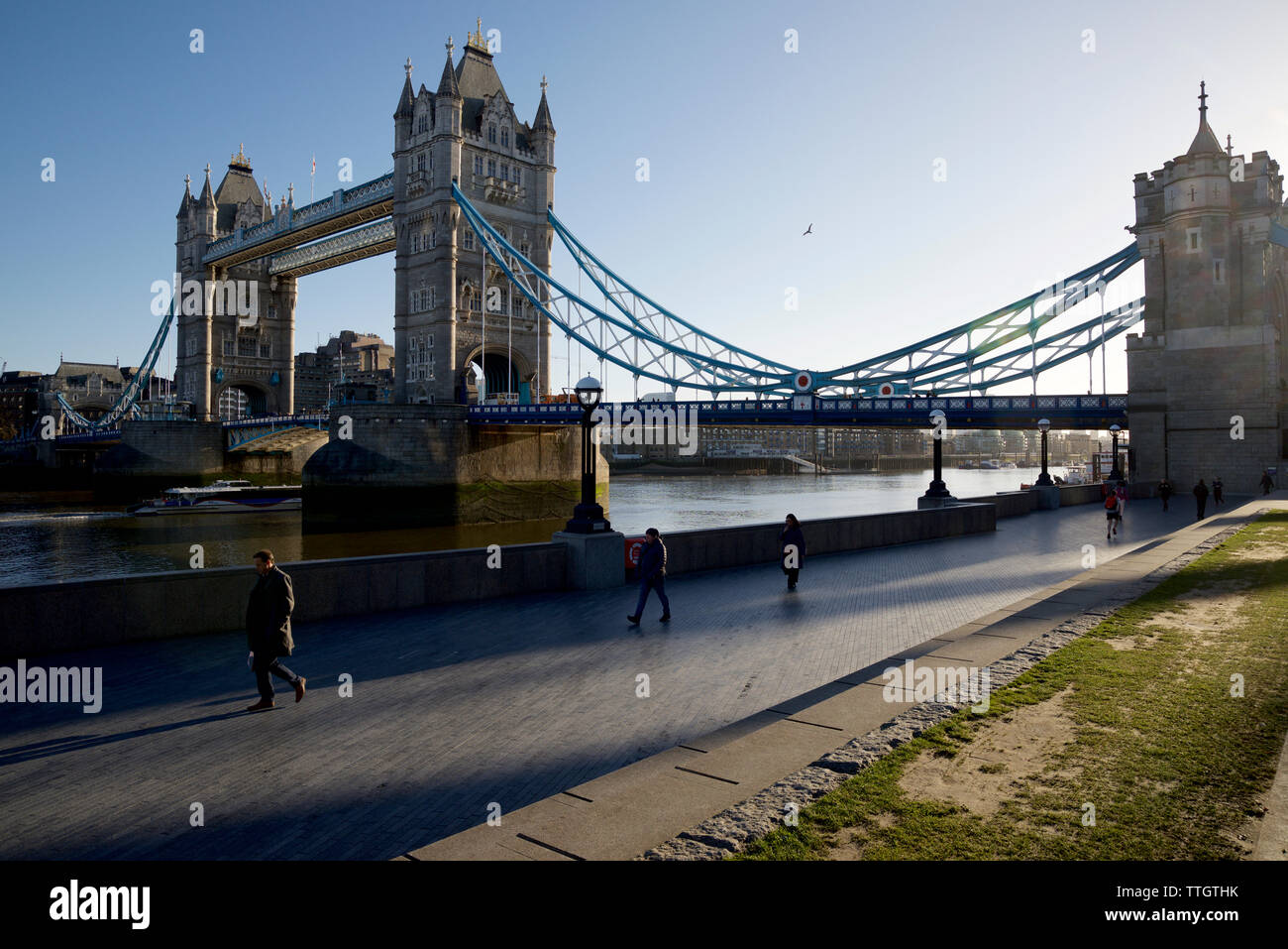London Walking Tower Bridge High Resolution Stock Photography and ...