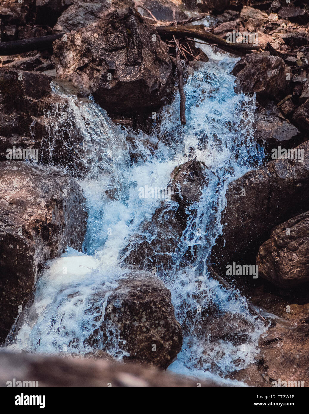 Alpine stream in south Germany Stock Photo - Alamy