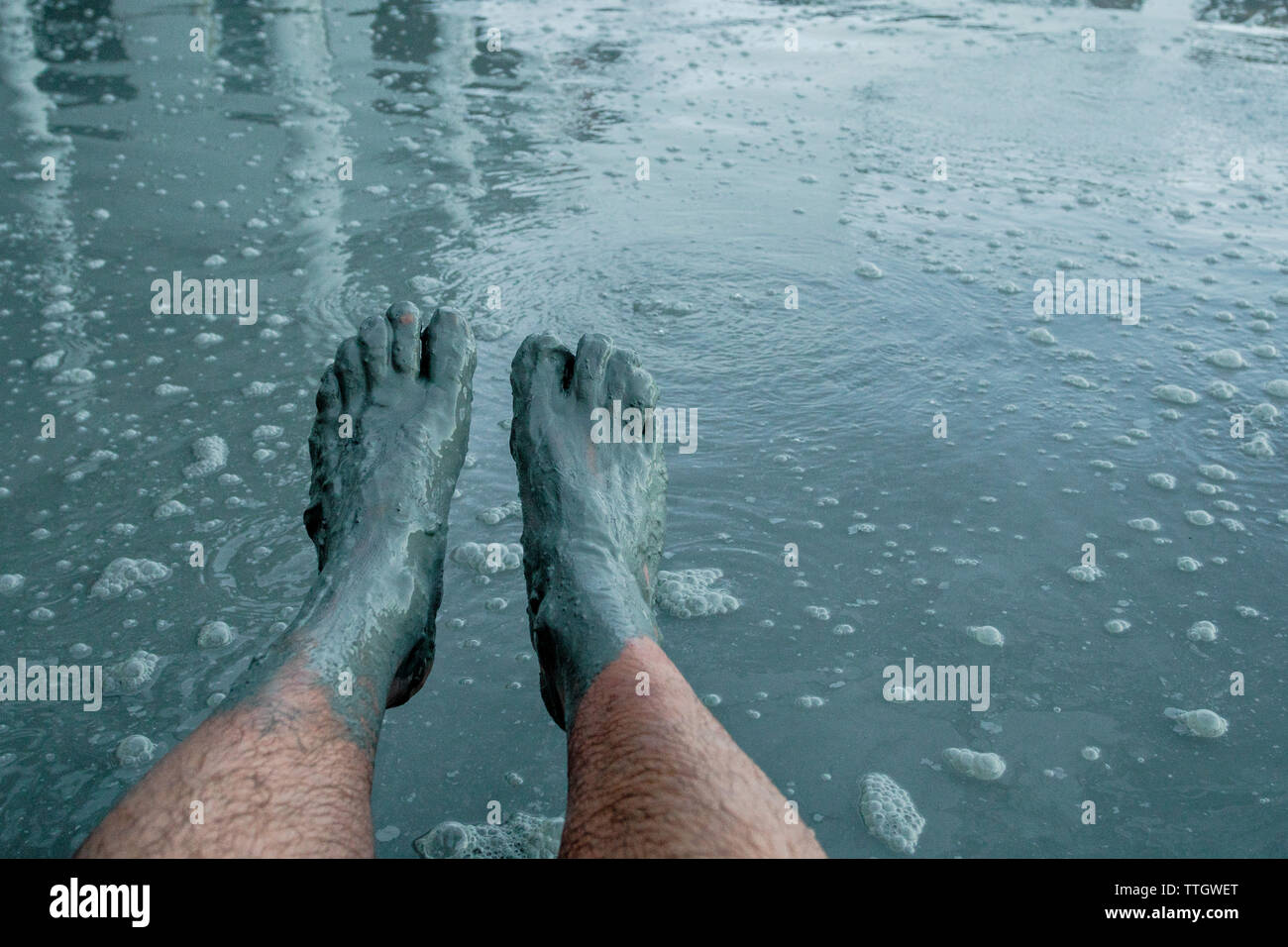 Mud spa feet hi-res stock photography and images - Alamy