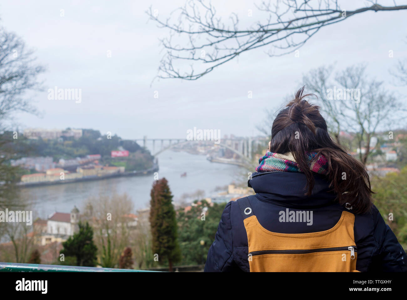 Female rear view hi-res stock photography and images - Alamy