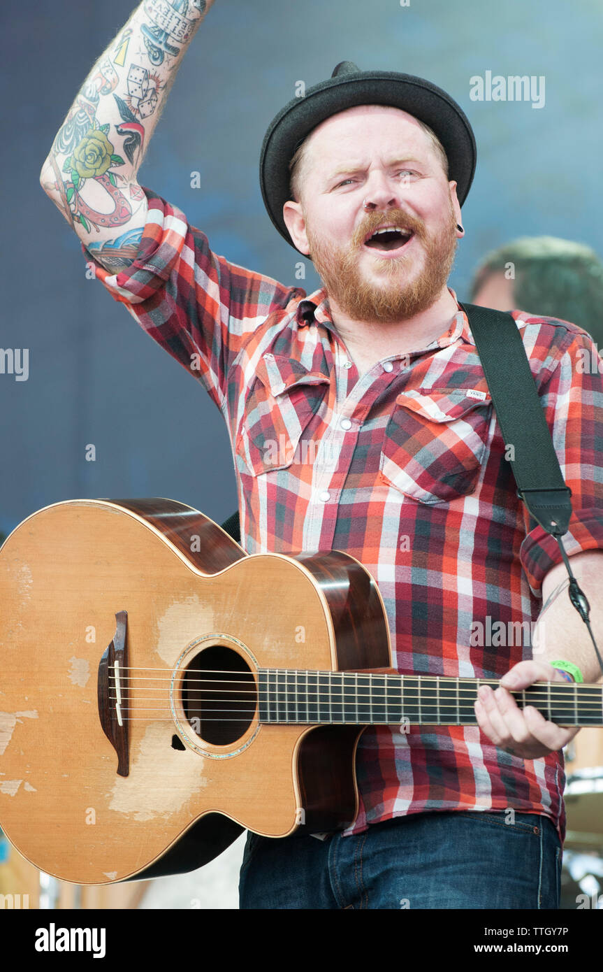 Danny George Wilson of Danny and the Champions performing of the World ...