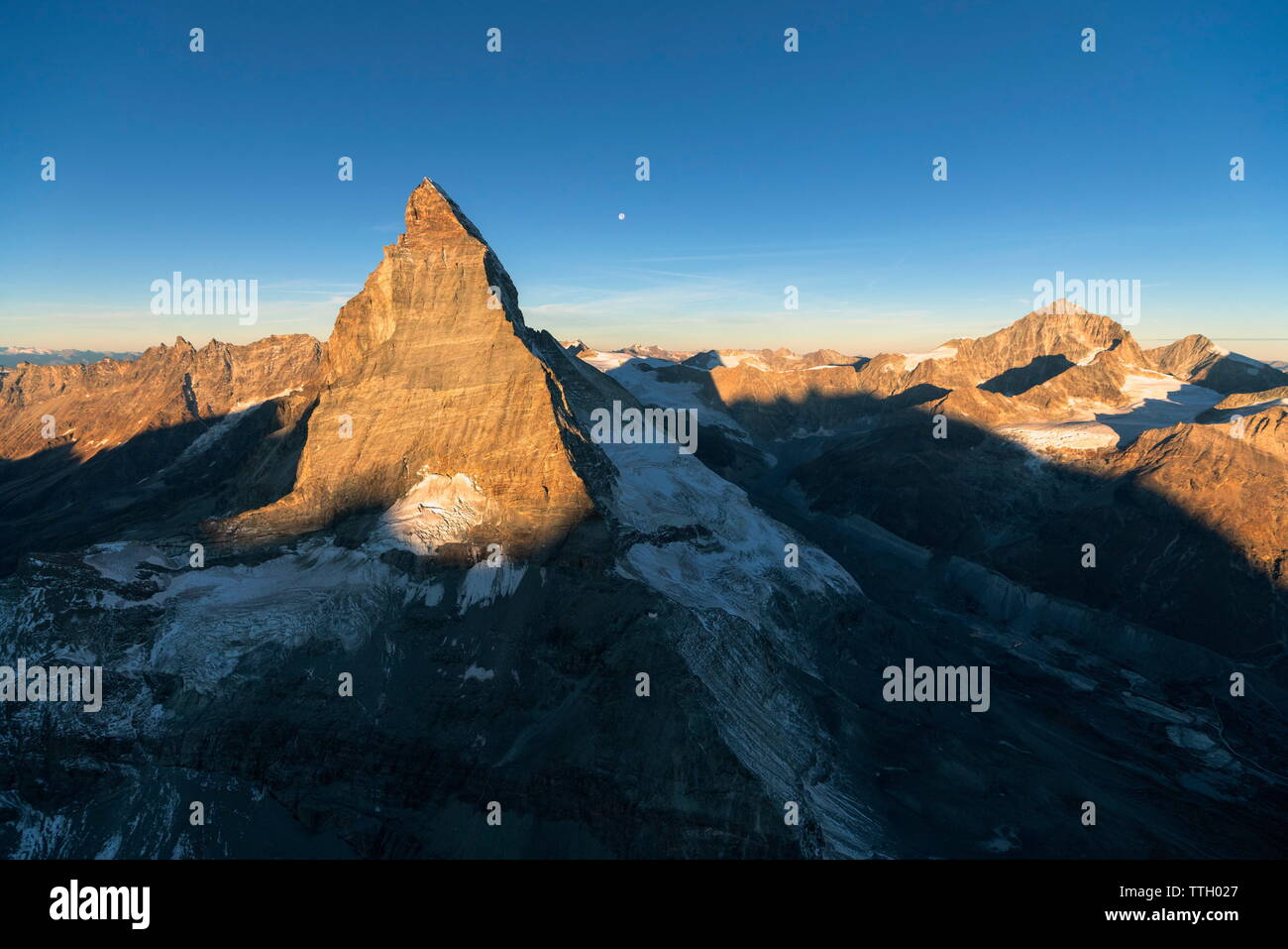 Matterhorn sunrise zermatt switzerland hi-res stock photography and ...