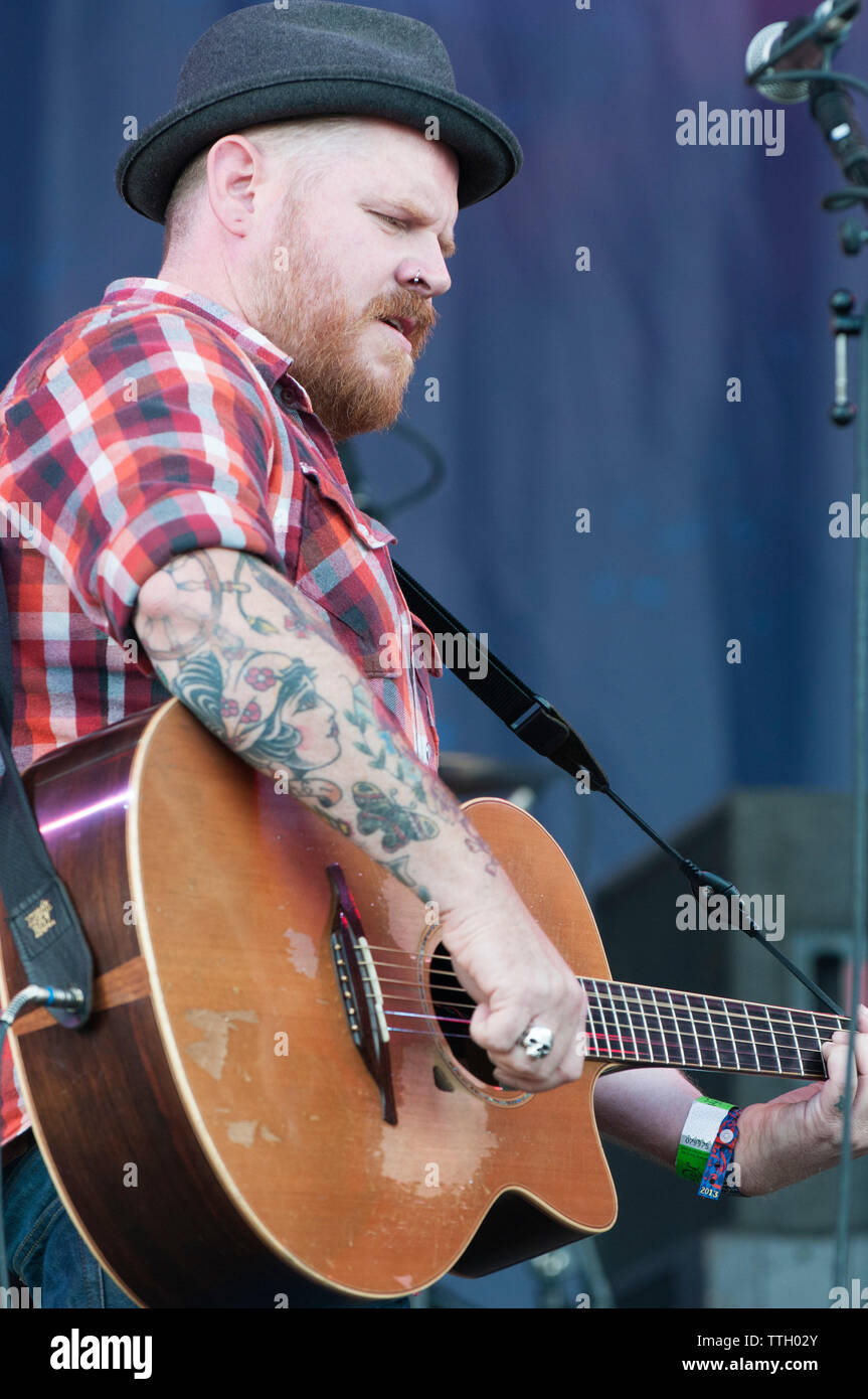 Danny George Wilson of Danny and the Champions performing of the World ...