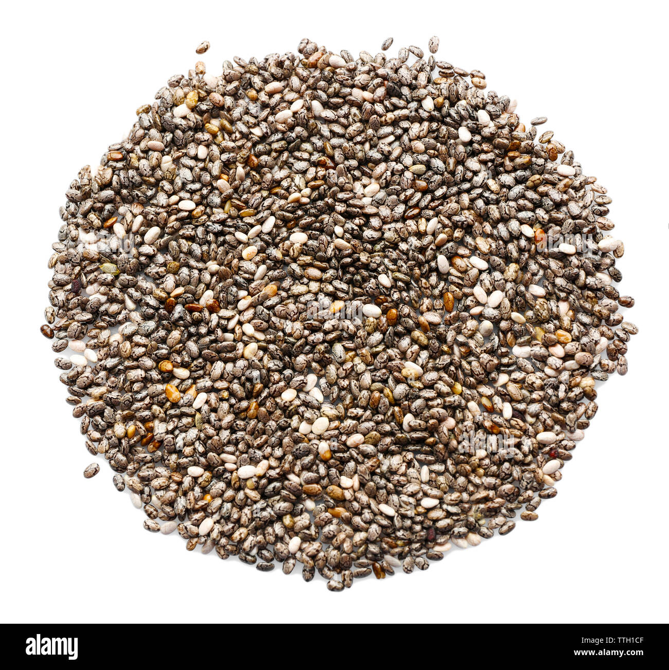 Chia seeds, isolated on white Stock Photo - Alamy